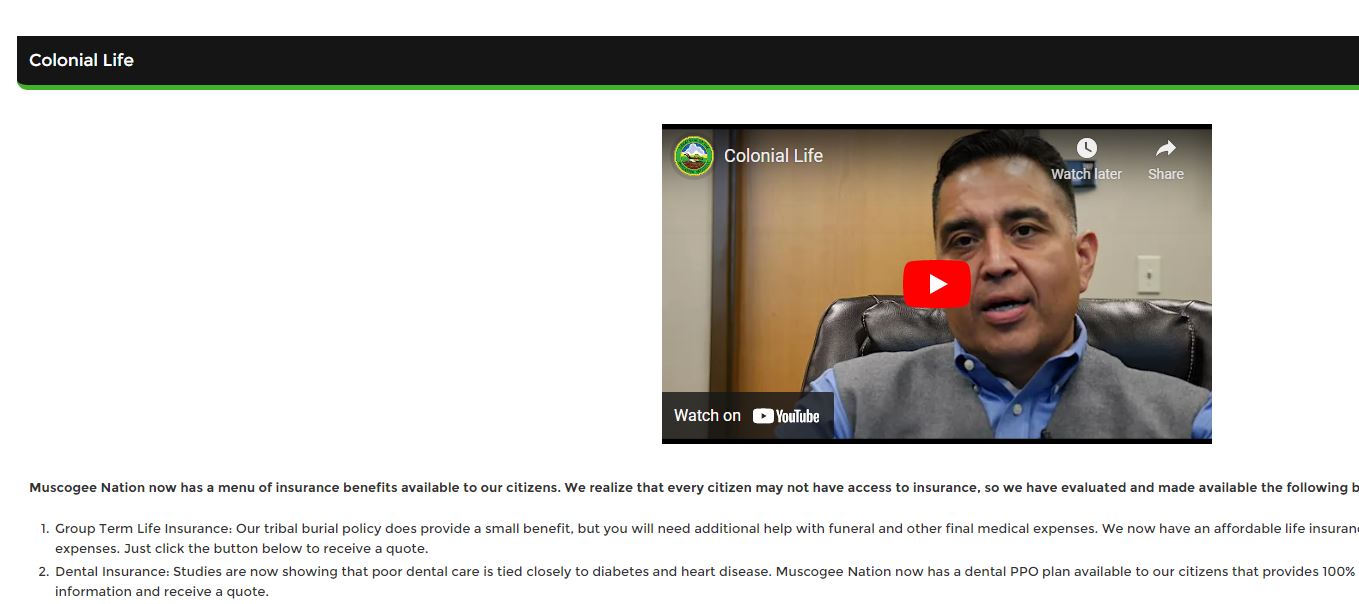 Muscogee Nation Portal